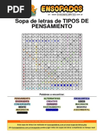 Sopa de Letras de Toma de Decisiones | PDF