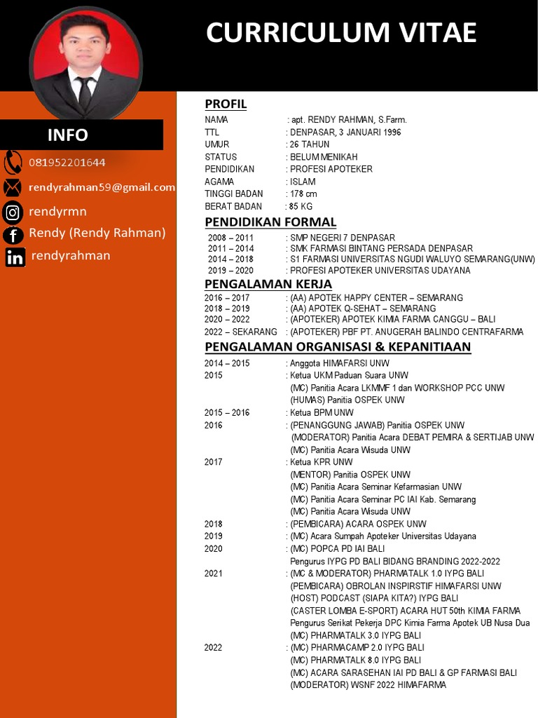 CV Rendy PDF | PDF