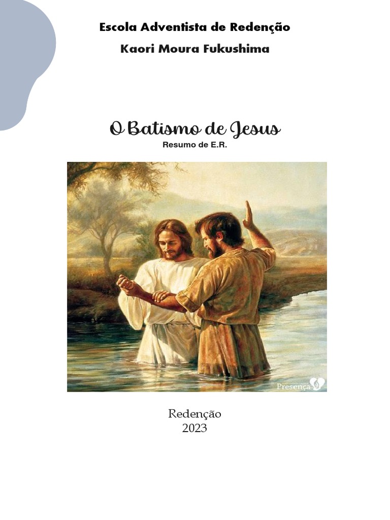 João Batista e o Batismo de Jesus | PDF | Jesus | João Batista