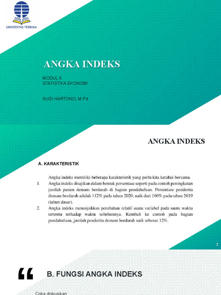 Modul 6 Angka Indeks | PDF