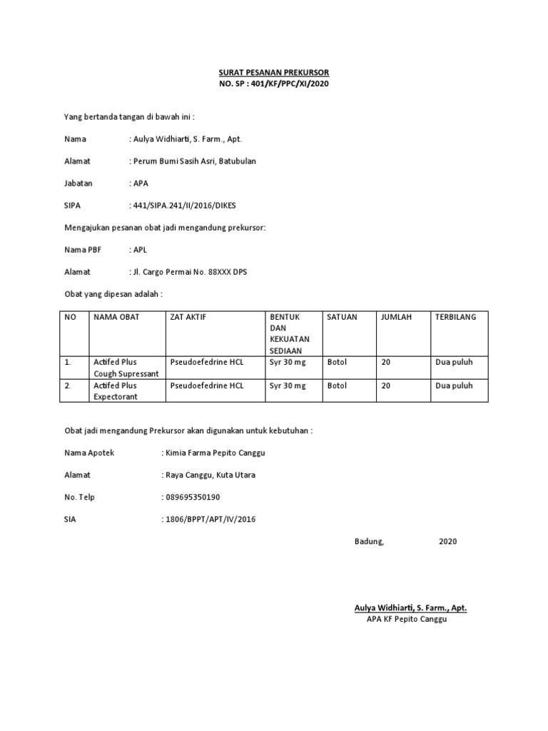 SP Prekursor Apl | PDF