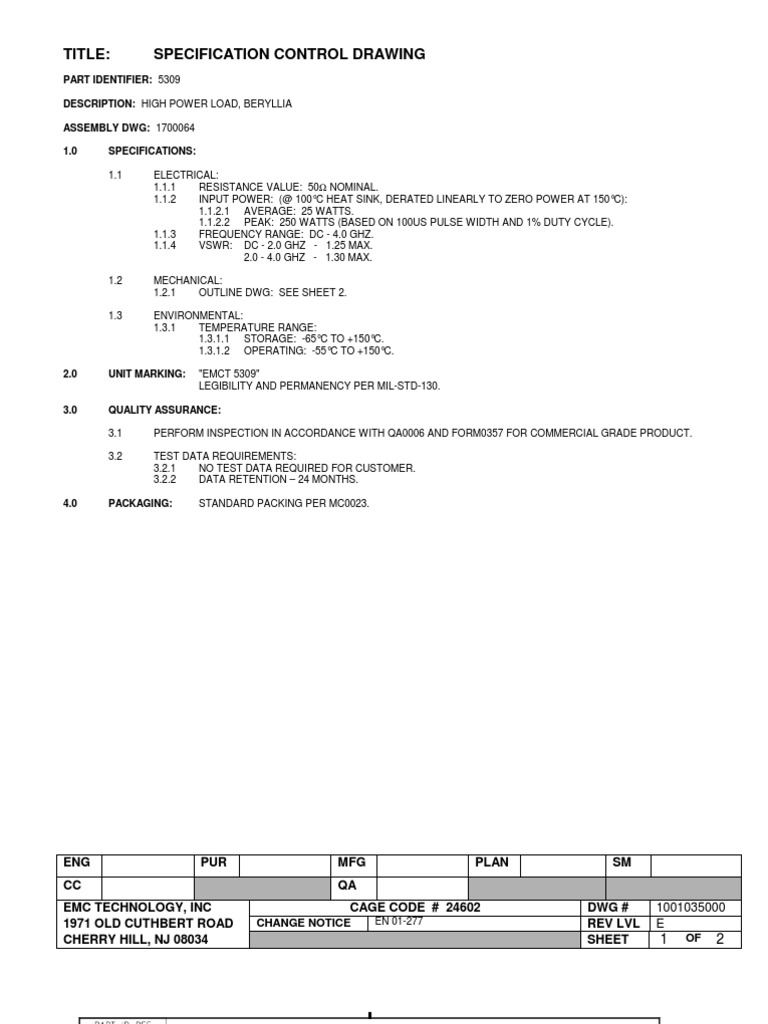50ohm Terminator | PDF