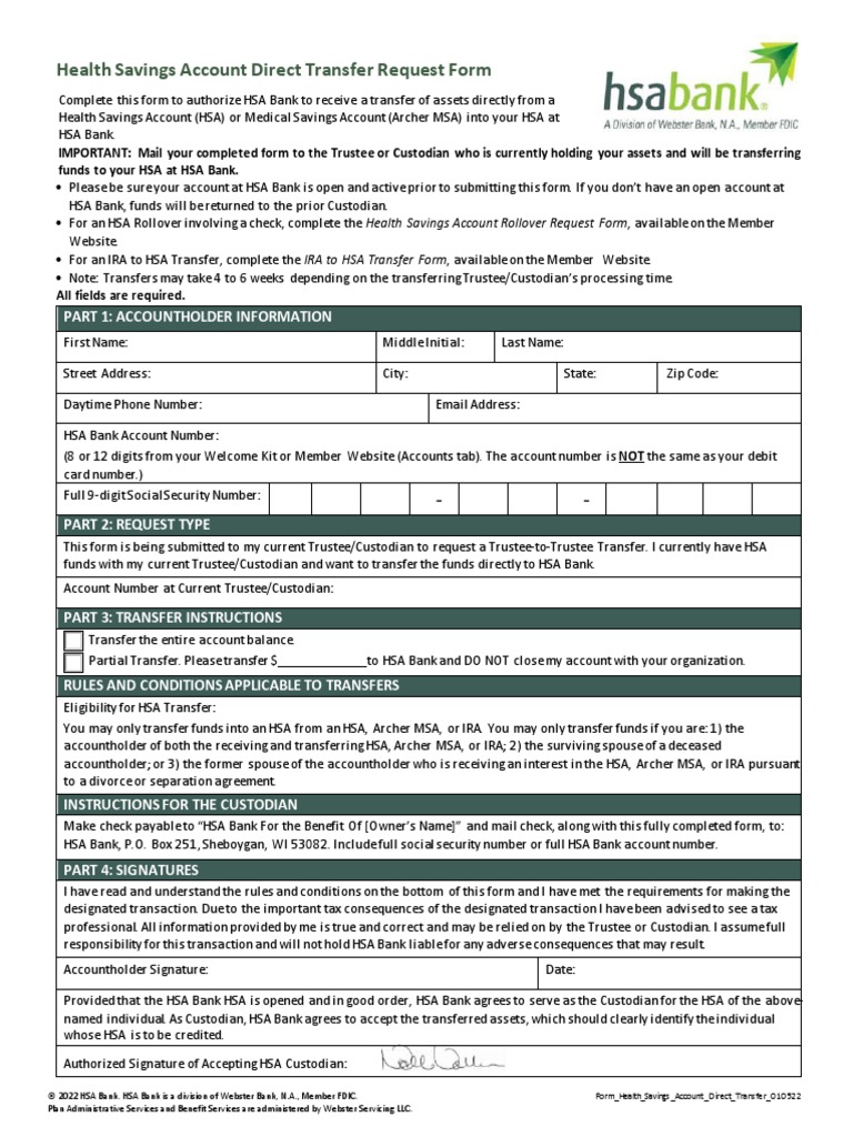 Transfer Rollover | Download Free PDF | Individual Retirement Account ...