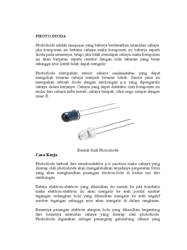 Photo Dioda & LDR | PDF