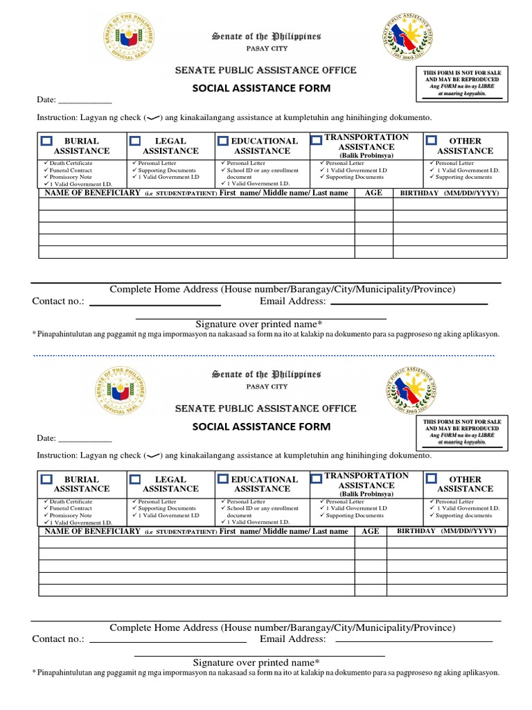 SAS FORM As of Sept 28 | PDF | Identity Document | Surveillance