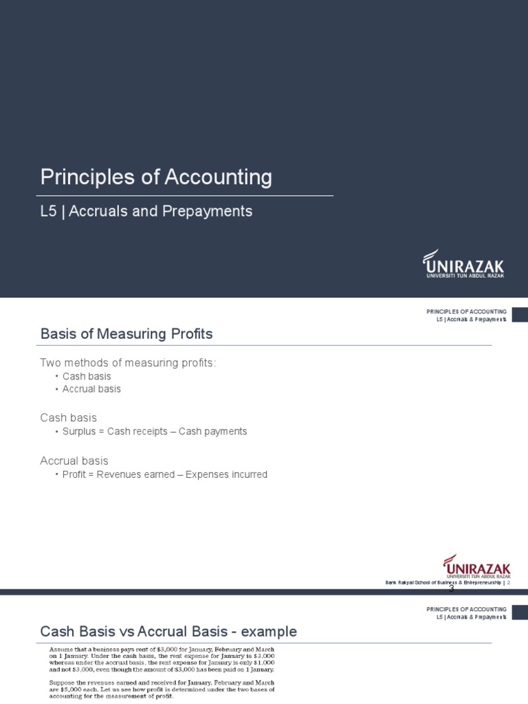 L5 - Accruals and Prepayments | PDF