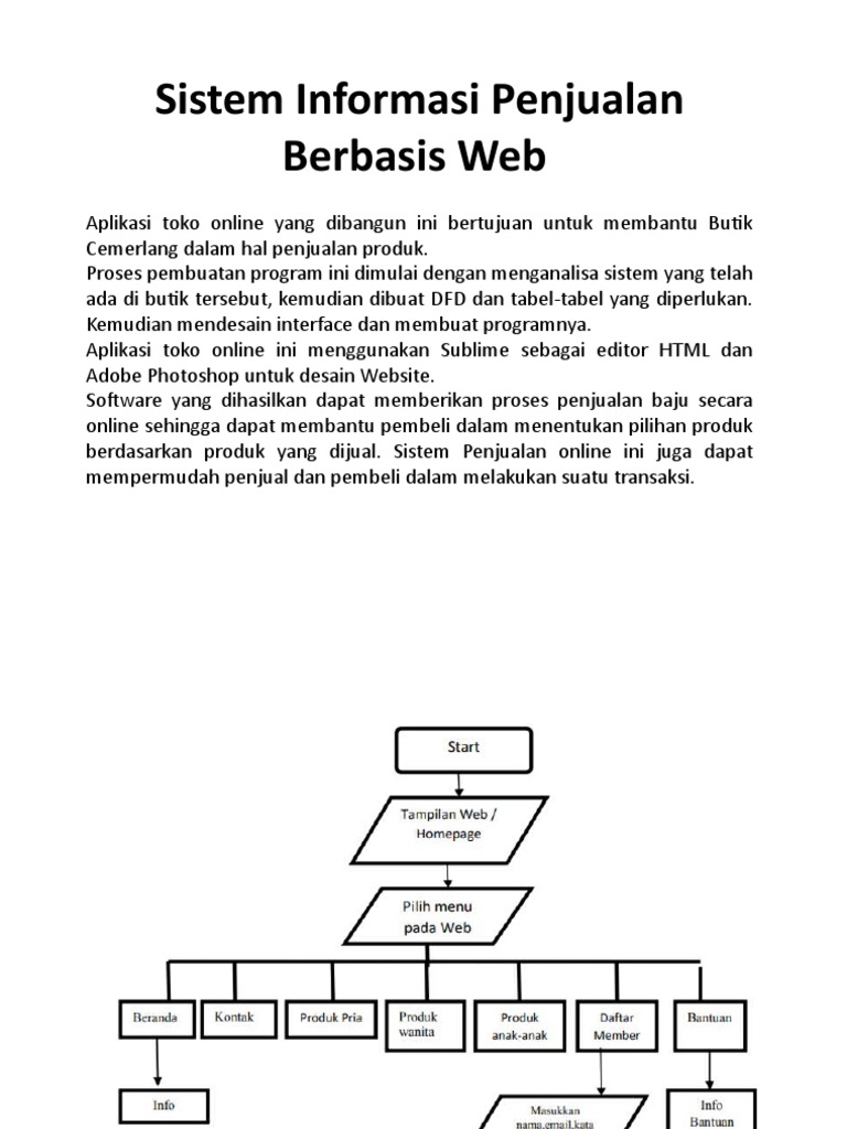 materi 1 contoh perancangan basis data website.pptx | PDF