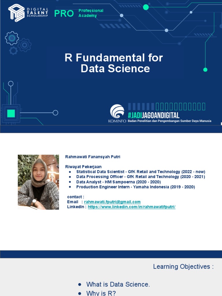 R Fundamental For Data Science | PDF | Data Science | Data