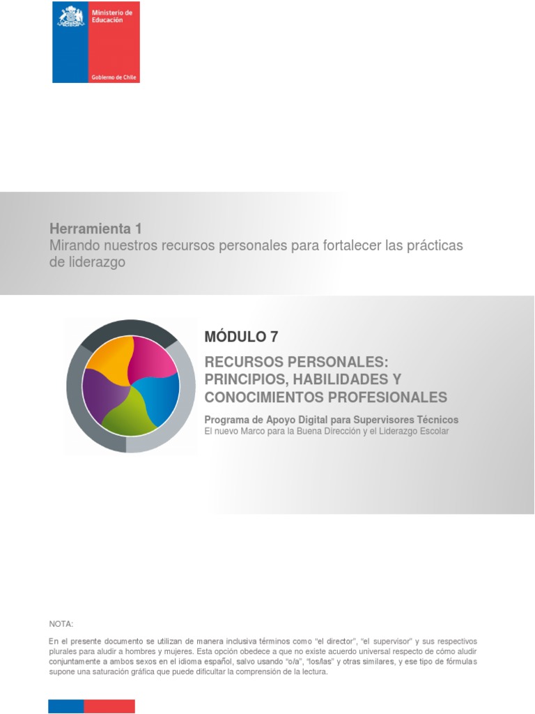 Modulo 7 Herramienta 1 PDF | PDF | Liderazgo | Evaluación