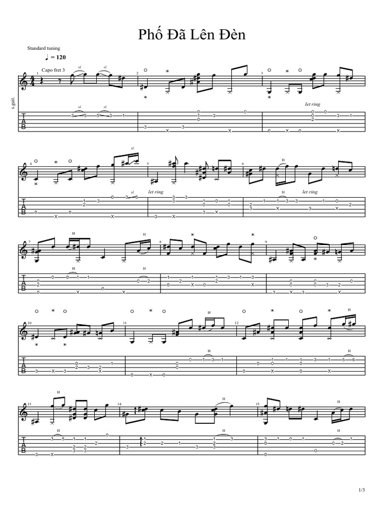 Phố Đã Lên Đèn PDF | Download Free PDF | String Instruments | European ...