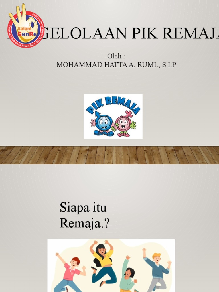 Materi Pik Remaja Sulteng | PDF