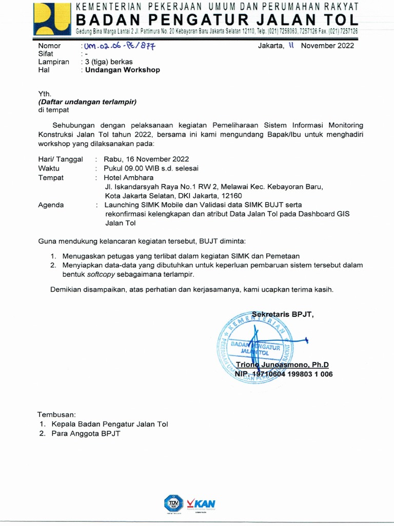 UM.02.06-Pt-877 - Undangan Workshop Launching SIMK Mobile Dan Validasi ...