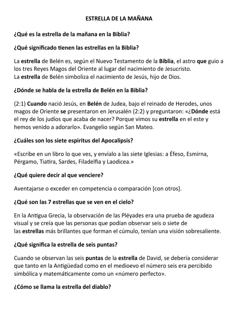 Estrella de La Mañana | PDF | Filosofía | Religión y espiritualidad