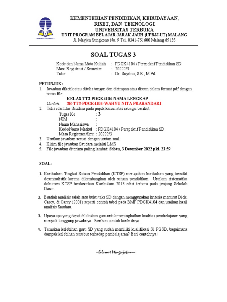 Perspektif TT3 3B | PDF