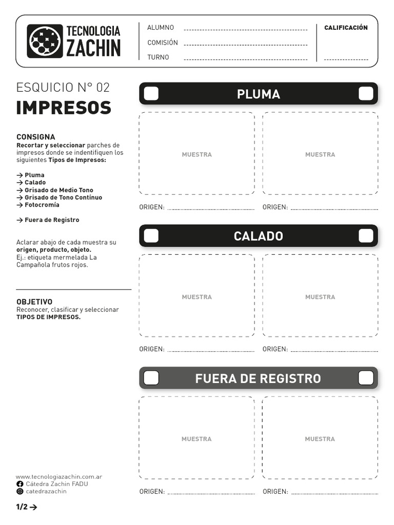 Esquicio #02 - Impresos | PDF