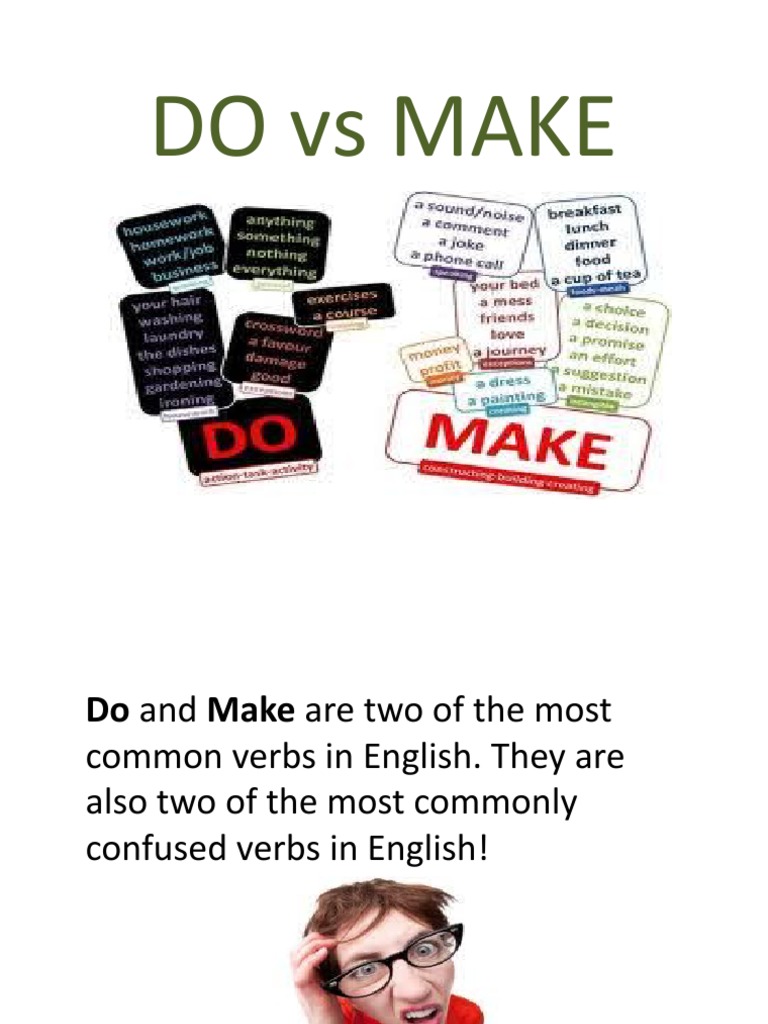 Do vs Make: Key Differences Explained | PDF | Syntax | Linguistics