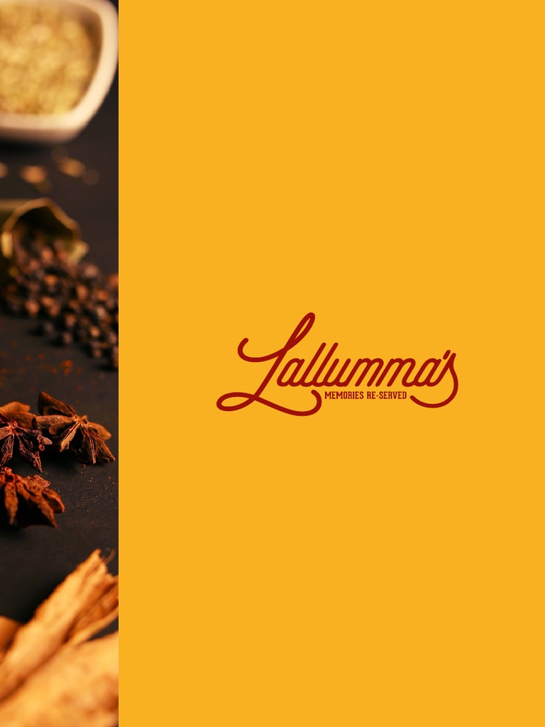 Lallummas Menu 20180 | PDF | Curry | Drink