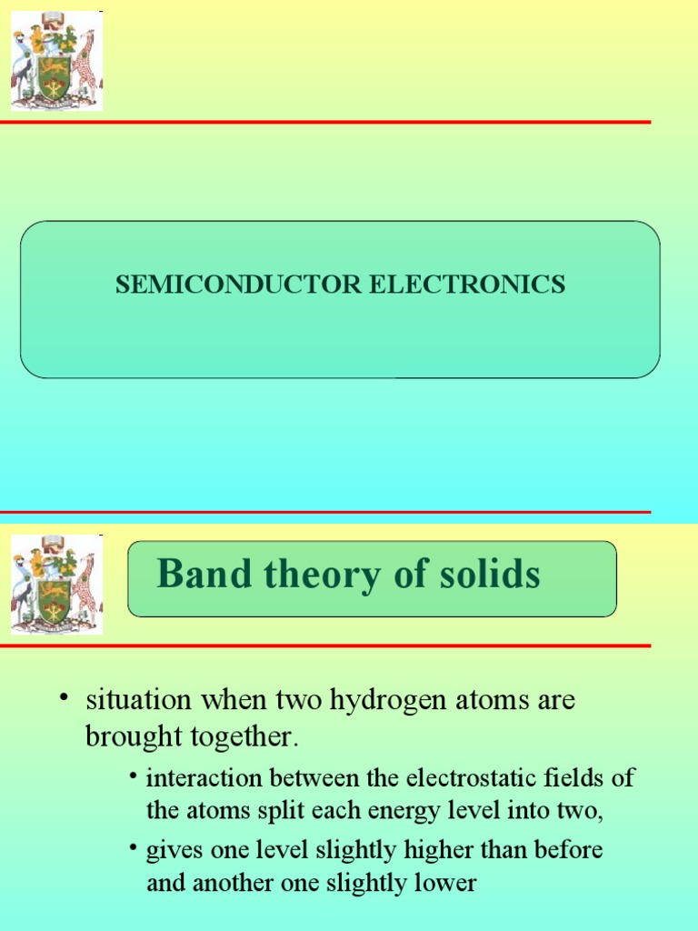 Semiconductor Electronics Overview | PDF | Science & Mathematics