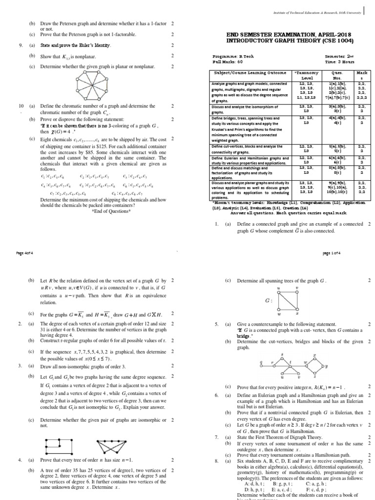 Igt (2018) PDF | PDF | Vertex (Graph Theory) | Mathematics