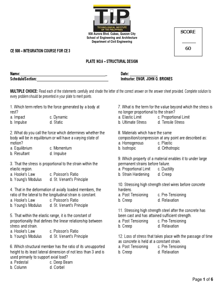 Column Size for Two-Storey Building | PDF