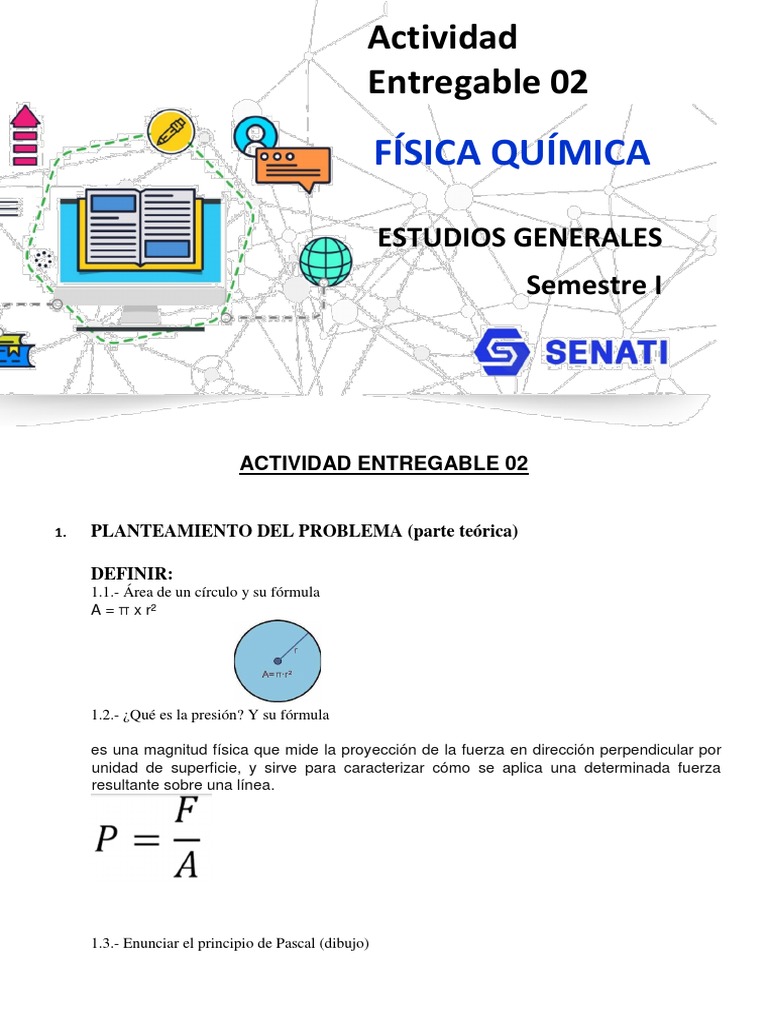 Actividad Entregable 02 Fisica y Quimica | PDF | Presión | Fuerza