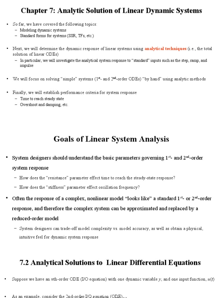 Ch07 Modified Pdf Damping Ordinary Differential Equation