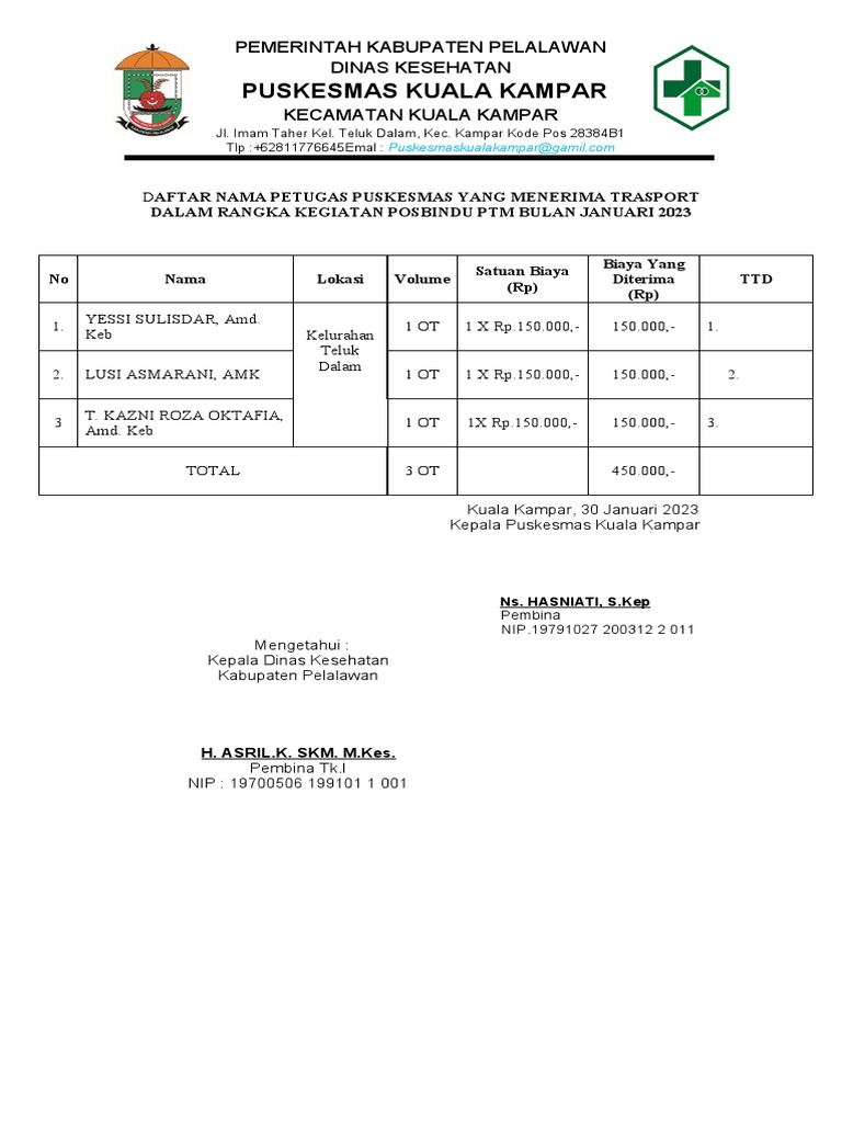 DAFTAR TANDA TERIMA GLOBAL 02 (Autosaved) EDIT | PDF