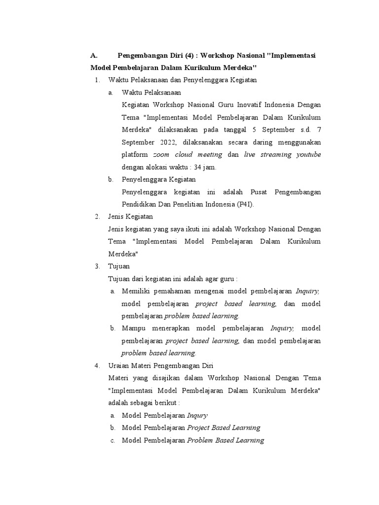 Pengembangan Diri | PDF