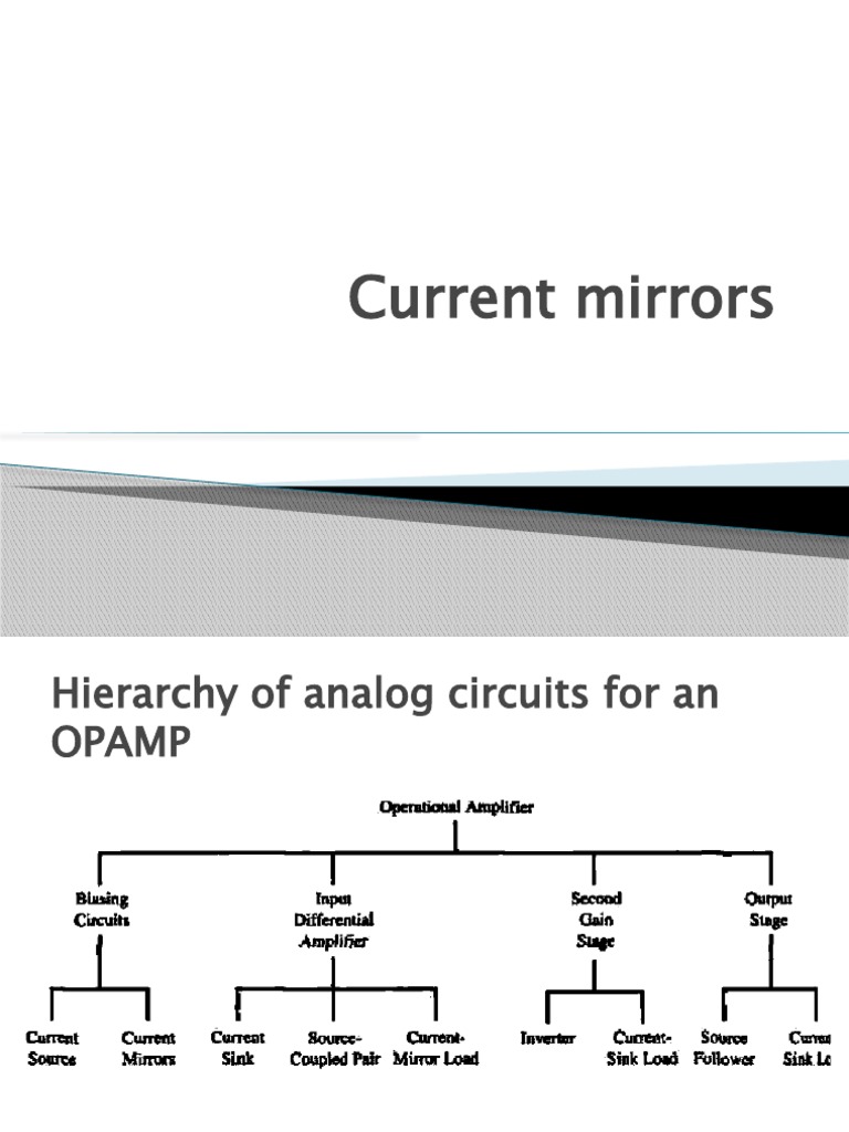 Current Mirrors | PDF | Mosfet | Field Effect Transistor