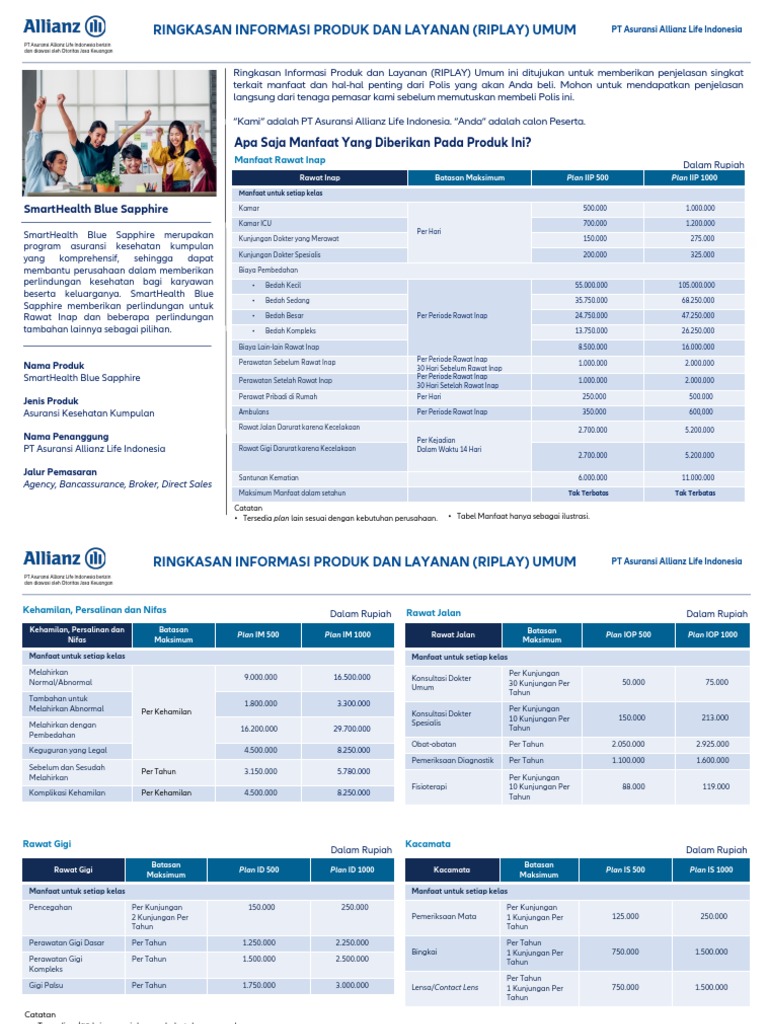 Ojk Revamp Riplay Umum Smarthealth Blue Sapphire v1.1 PDF | PDF