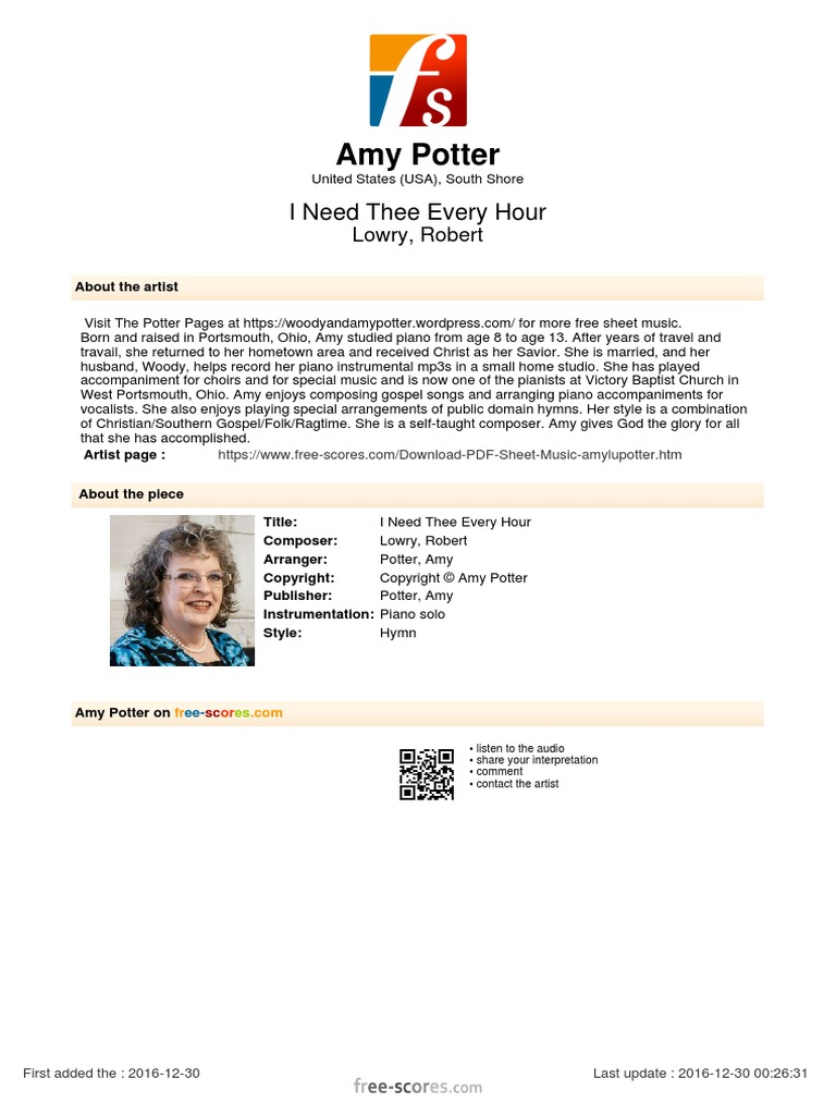 [Free-scores.com]_lowry-robert-need-thee-every-hour-100390.pdf | PDF ...