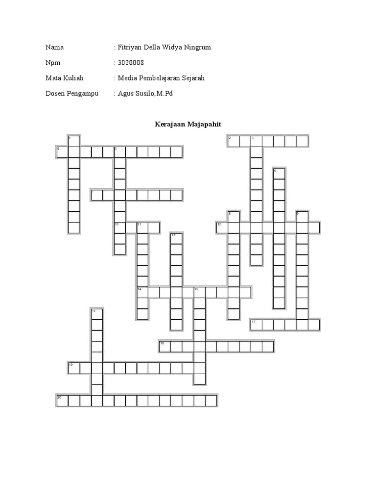 Fitriyan Della Widya Ningrum Kerajaan Majapahit | PDF