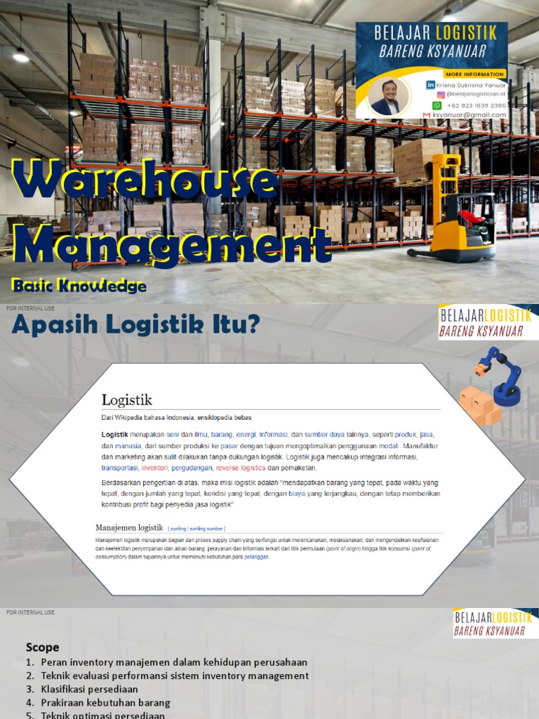 BelajarLogistician Id Warehouse Management 1675033451 | PDF