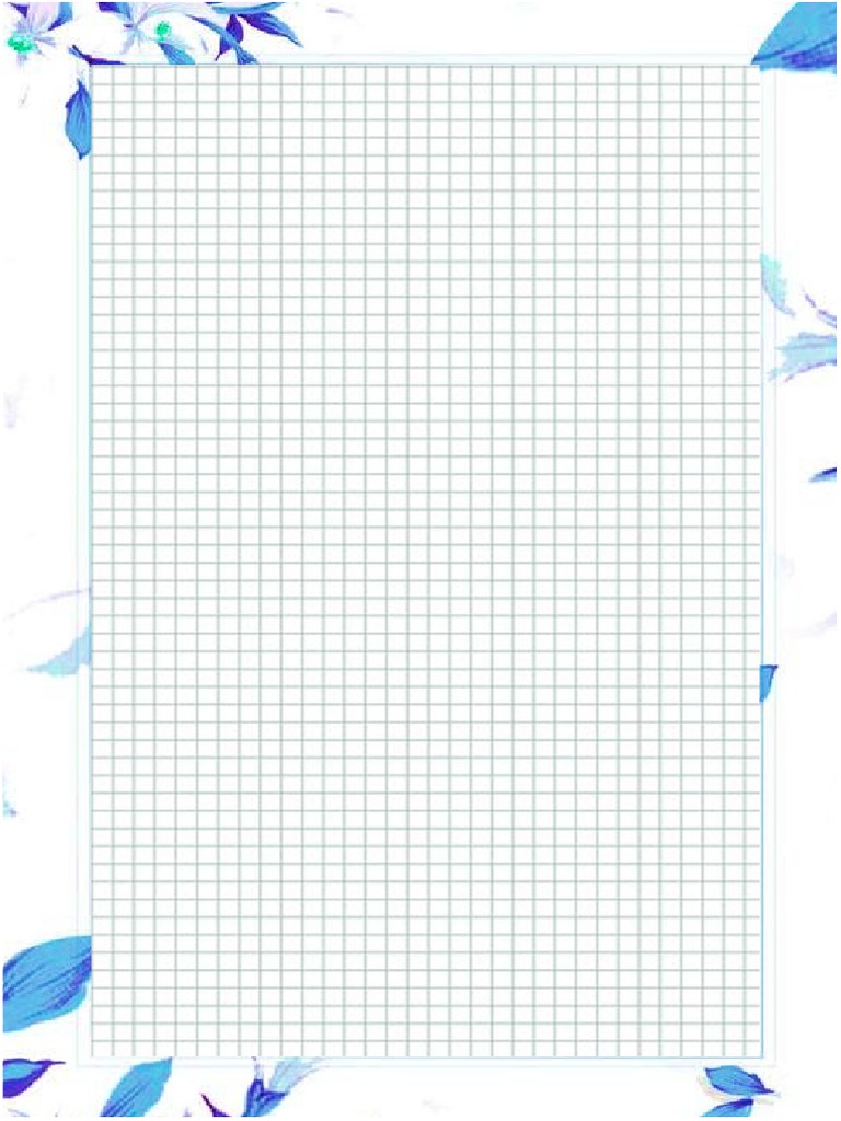 Hojas A Cuadros Simple | PDF