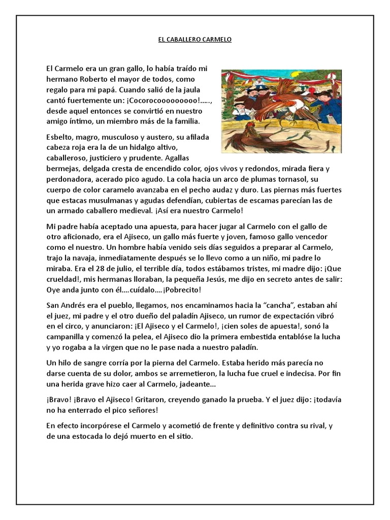 El Caballero Carmelo | PDF