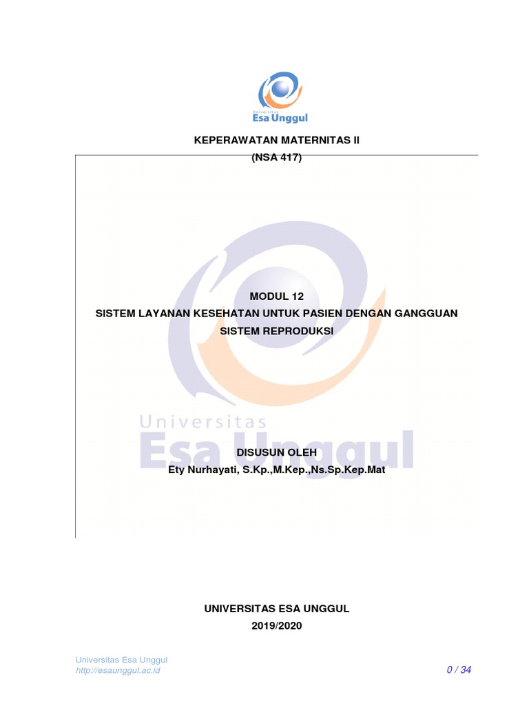 P12 - Sistem - Layanan - Kesehatan - Untuk - Pasien - Dengan - Gangguan - Sistem - Reproduksi ...
