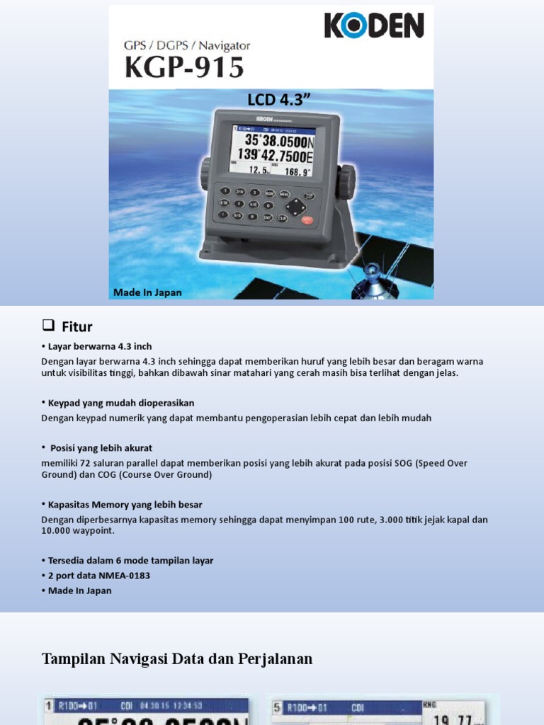 Koden GPS KGP-915 | PDF