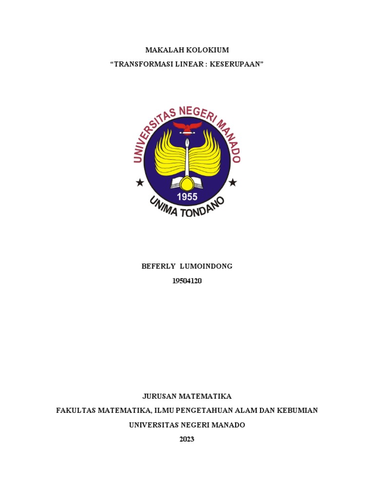 Makalah Kolokium | PDF