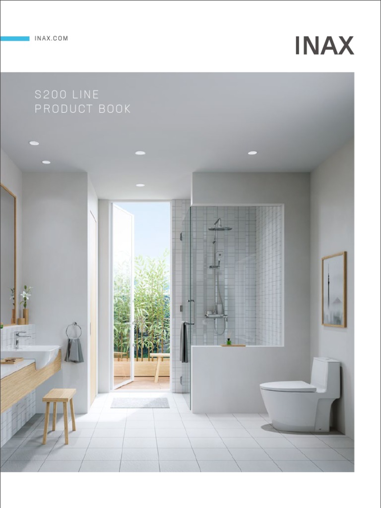 Inax Brochure 4 - S200 Line - ProductBook PDF | PDF | Toilet | Bathroom