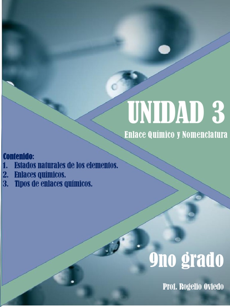 CN9 Enlace Químico | PDF | Enlace químico | Enlace covalente