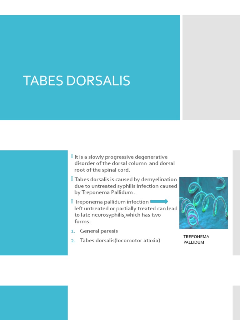 Tabes Dorsalis | PDF