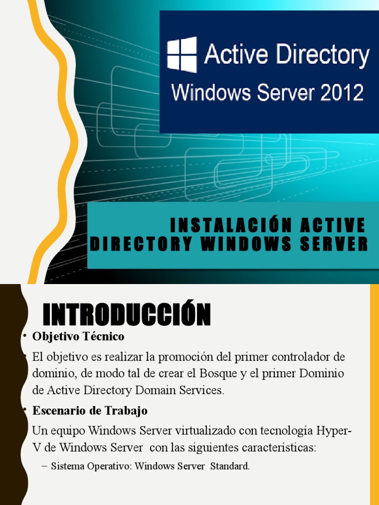 Instalacion Active Directory | PDF | Directorio Activo | Redes de ...