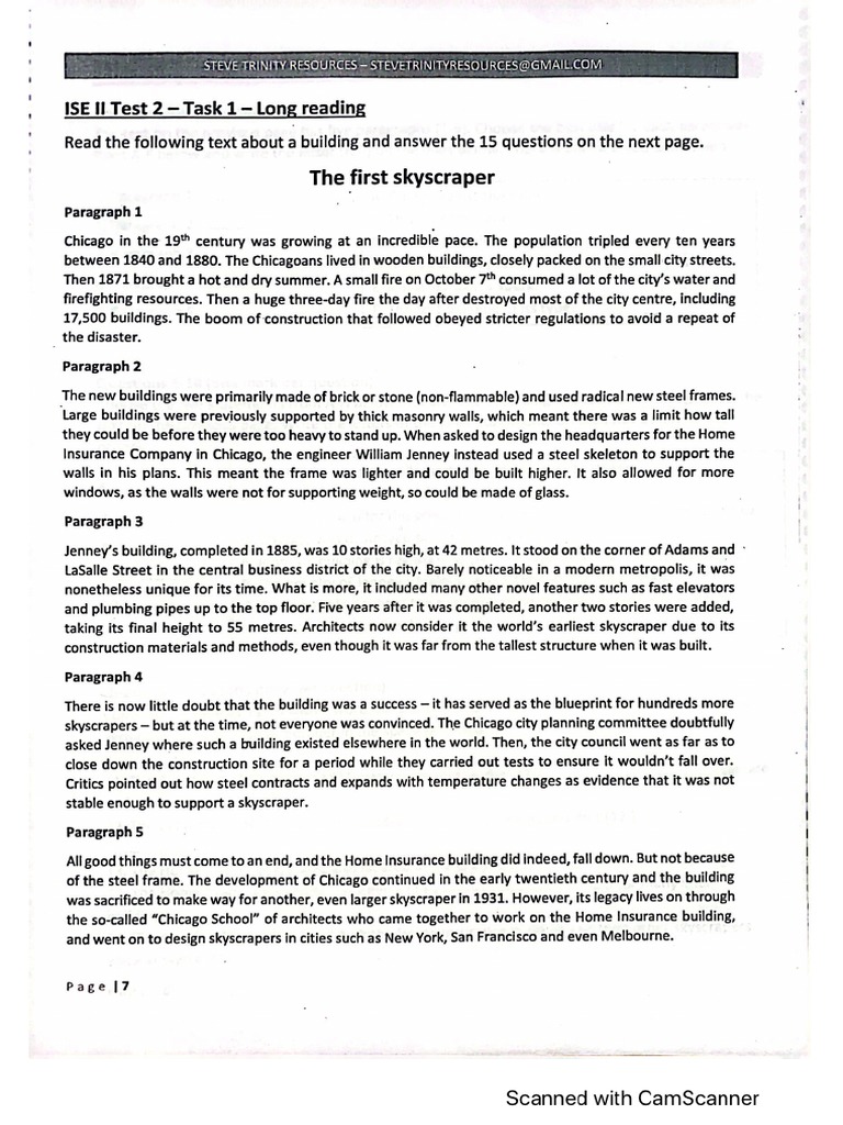 Test 2 ISE II B2 | PDF