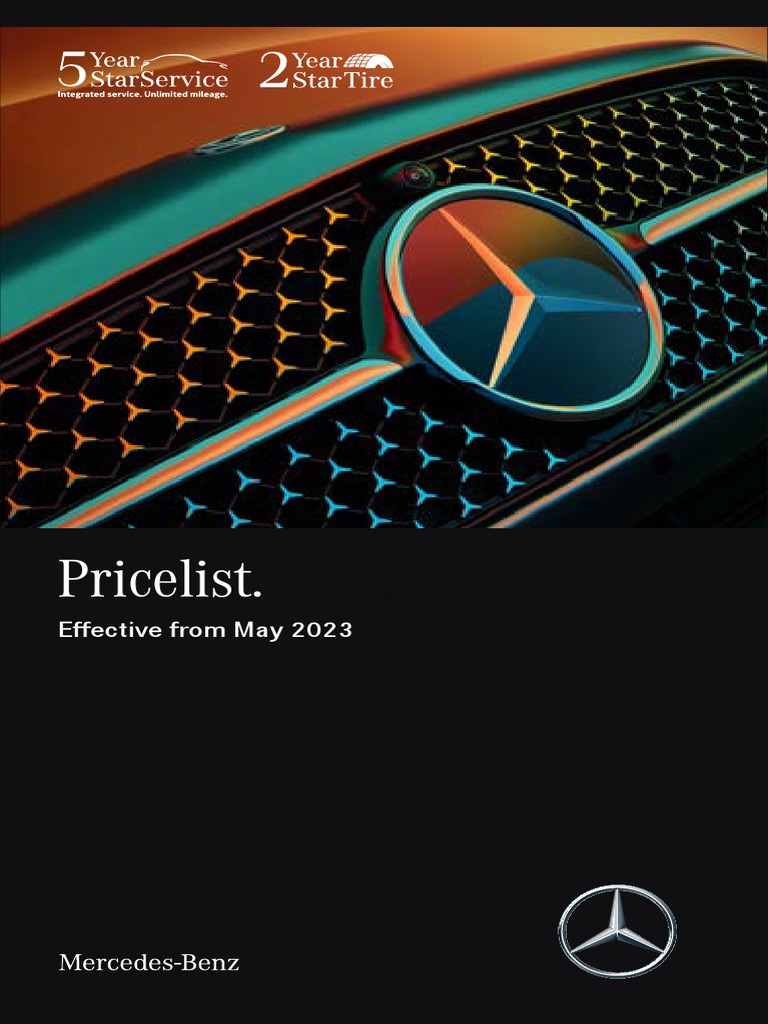 Mercedes-Benz Price List Indonesia 2023 | PDF | Car Manufacturers Of ...