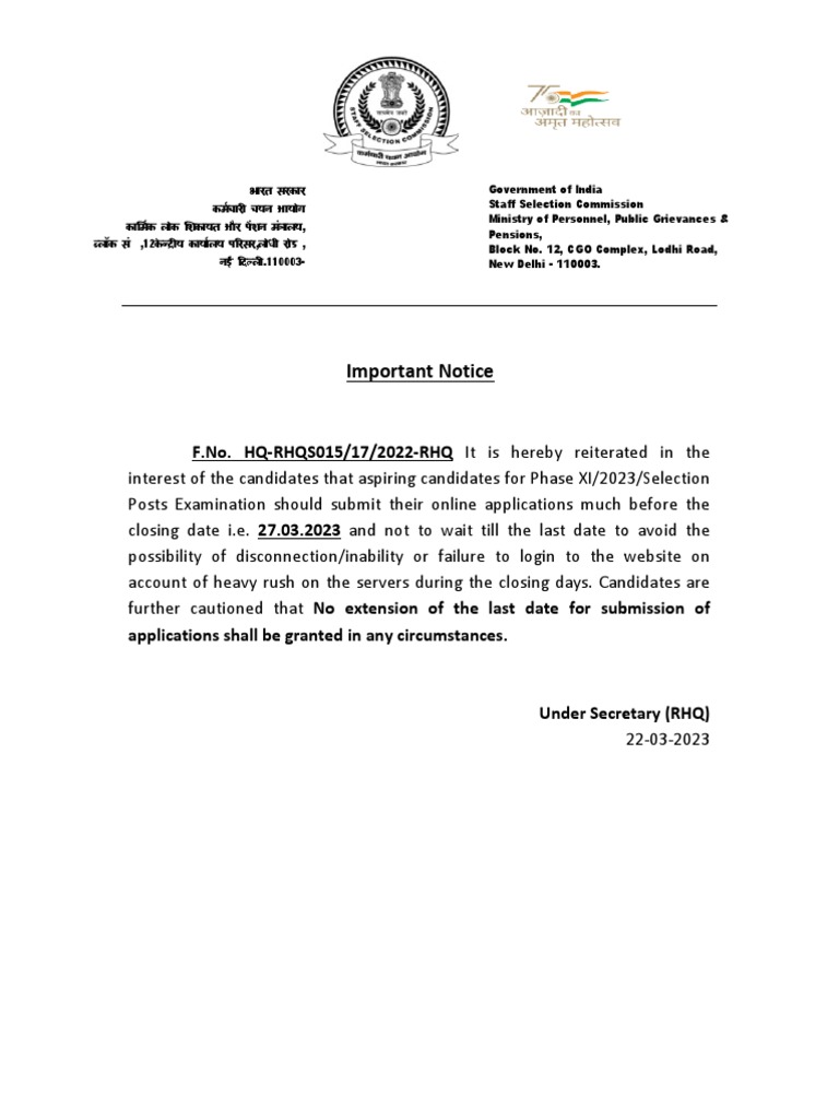 Important Notice | PDF | Finance & Money Management