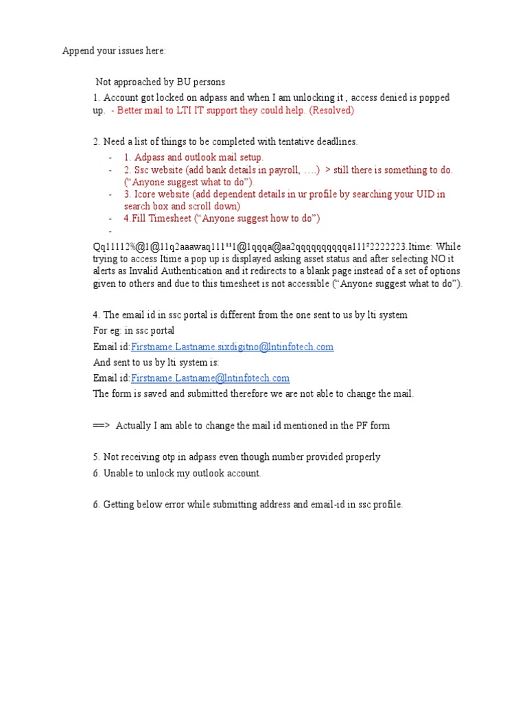 LTI Onboarding Issues | PDF | Cyberwarfare | Security