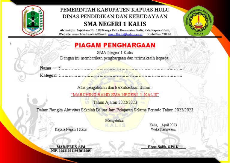 PIAGAM MARCHING BAND | PDF