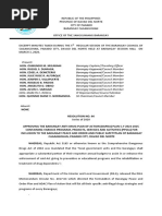 Barangay Assembly Minutes | PDF