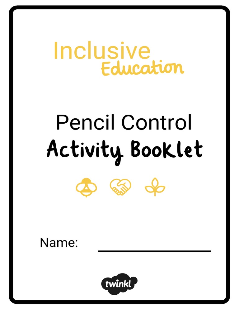Pencil Control Activity Booklet - Ver - 1 | PDF | Foreign Language ...