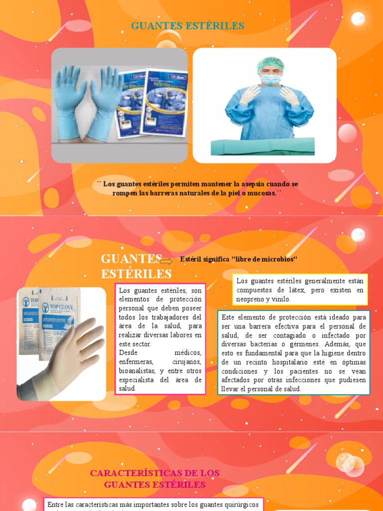 Guantes Estériles: Uso y Técnicas | PDF | Mano | Guante